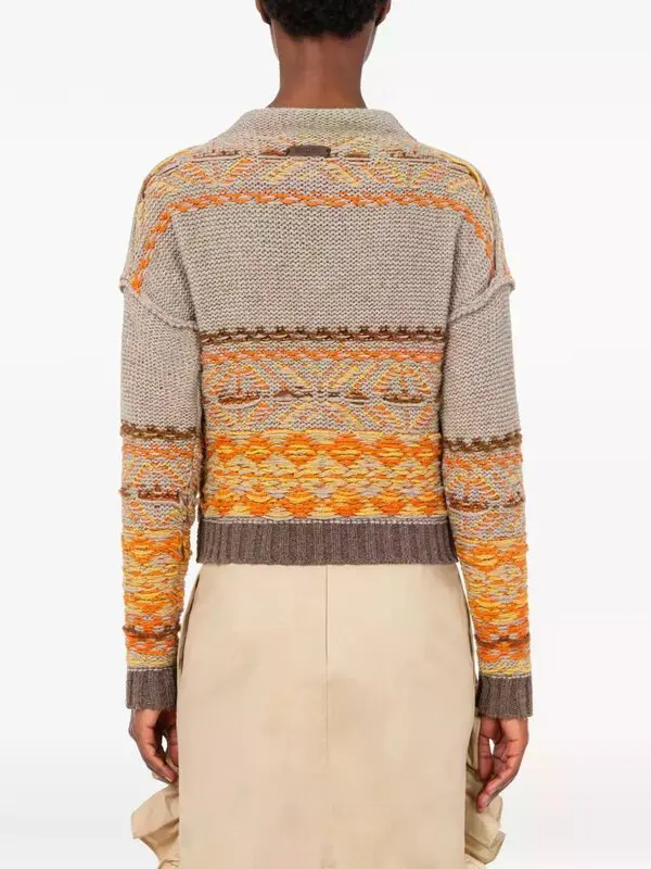 Moschino Fair Isle Intarsia Sweater