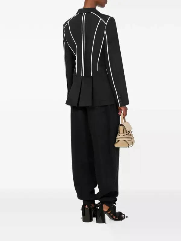 Moschino Piped Pleated-back Jacket