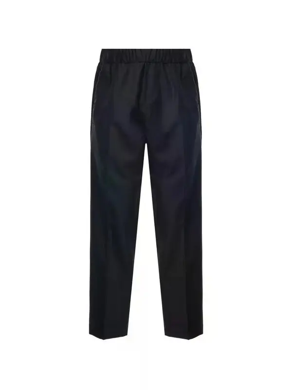 GIULIANO GALIANO Noak Elasticated-waistband Pressed-crease Trousers