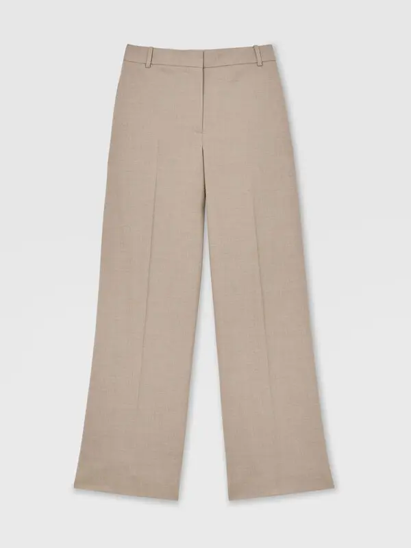 REISS Juniper Wool-blend Wide-leg Suit Trousers