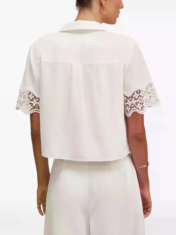 EVER NEW Skye Lace-trim Shirt