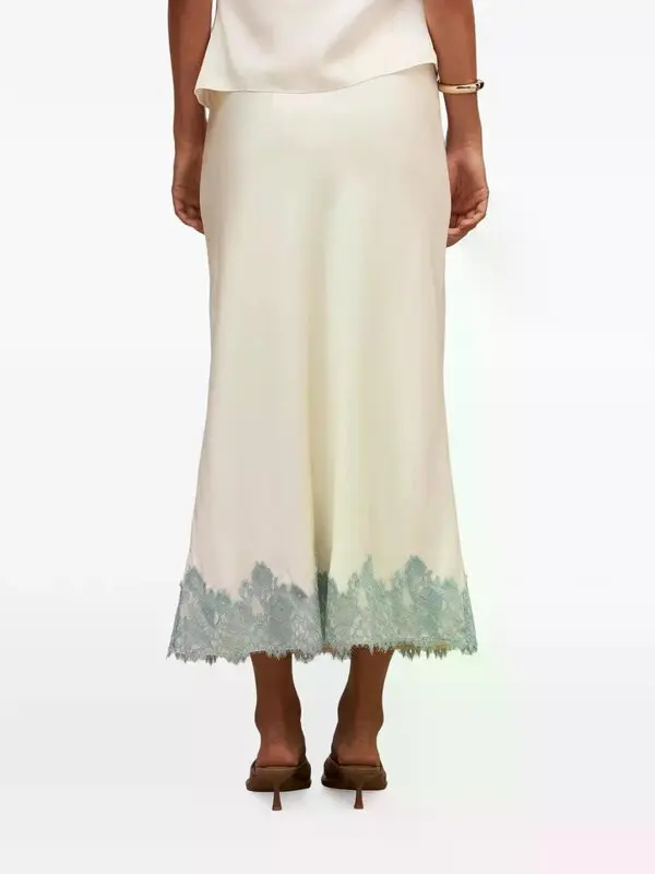 EVER NEW Adele Lace-trim Midi Skirt