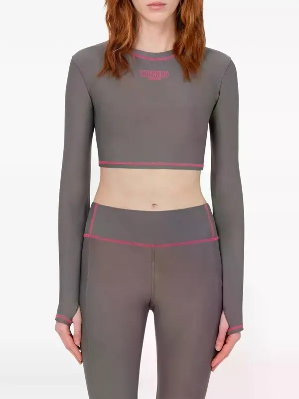 Moschino Logo-print Cropped Top