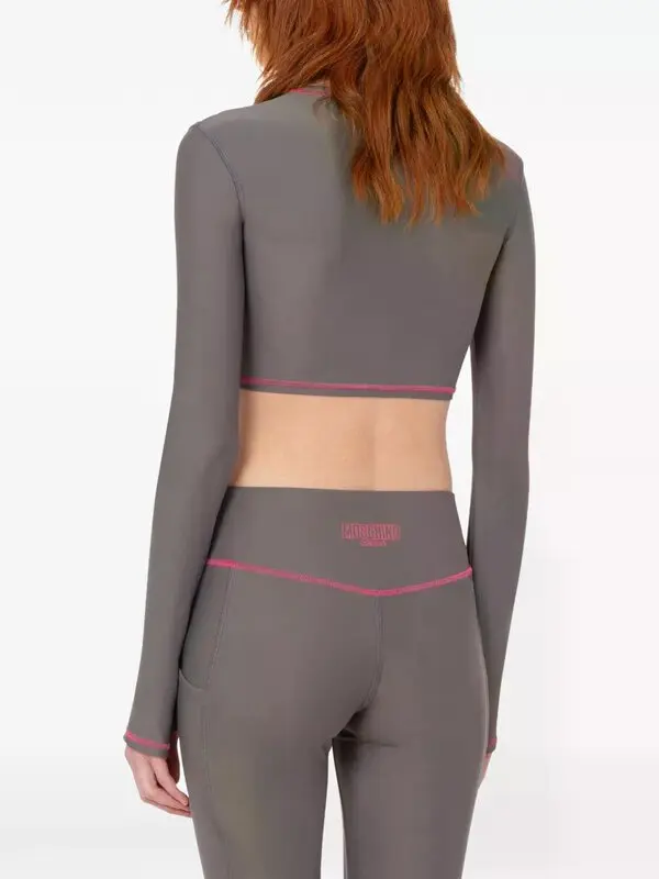 Moschino Logo-print Cropped Top