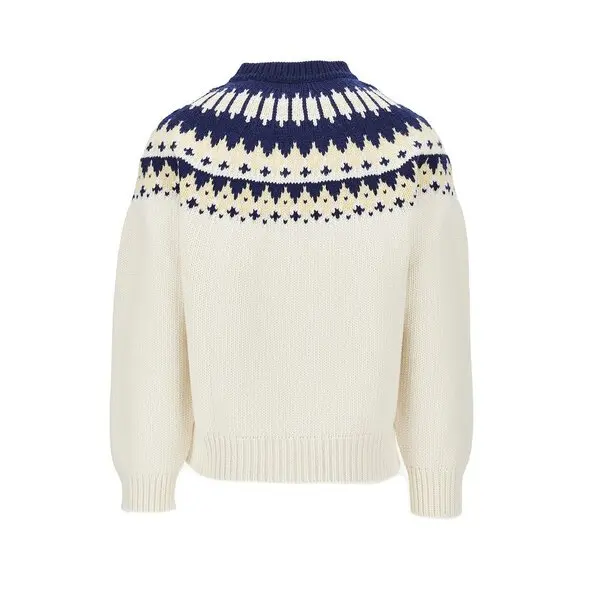 Dsquared2 Jacquard Otif Wool Sweater An