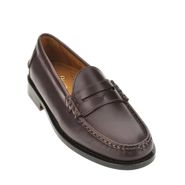 SEBAGO Ferrara' Leather Loafers - Brown