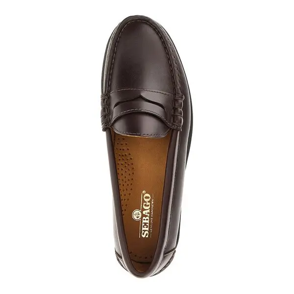 SEBAGO Ferrara' Leather Loafers - Brown