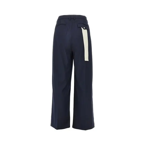 THESTROY Twill Pants With Darts