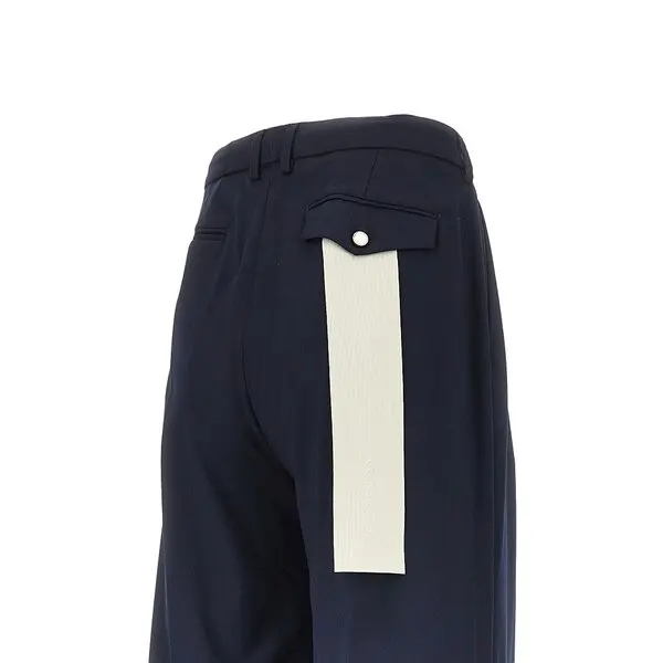 THESTROY Twill Pants With Darts