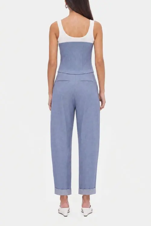 NOCTURNE Textured Straight Leg Trousers