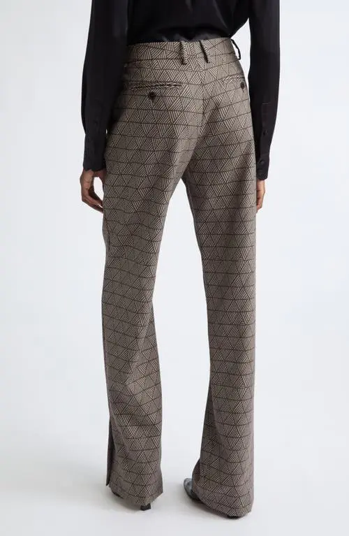 HEIRLOME Petula Jacquard Narrow Leg Trousers