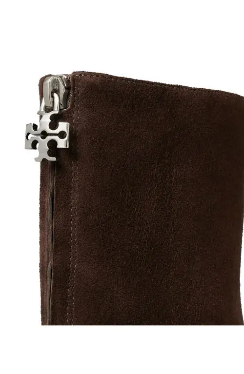 Tory Burch Charlie Ankle Boot - Dark Cocoa