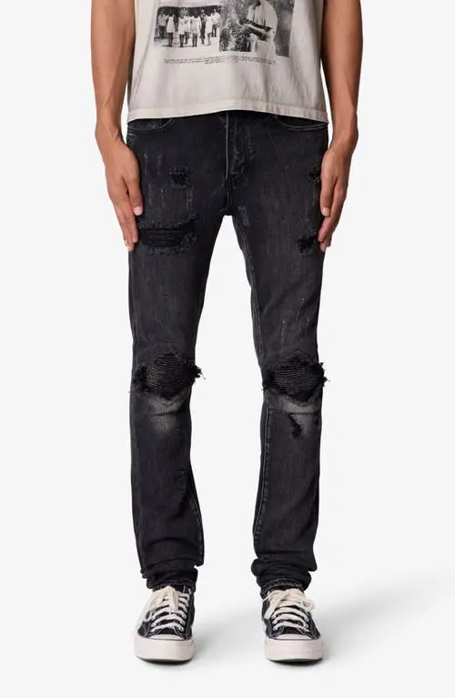 Mnml Distressed Moto Skinny Jeans