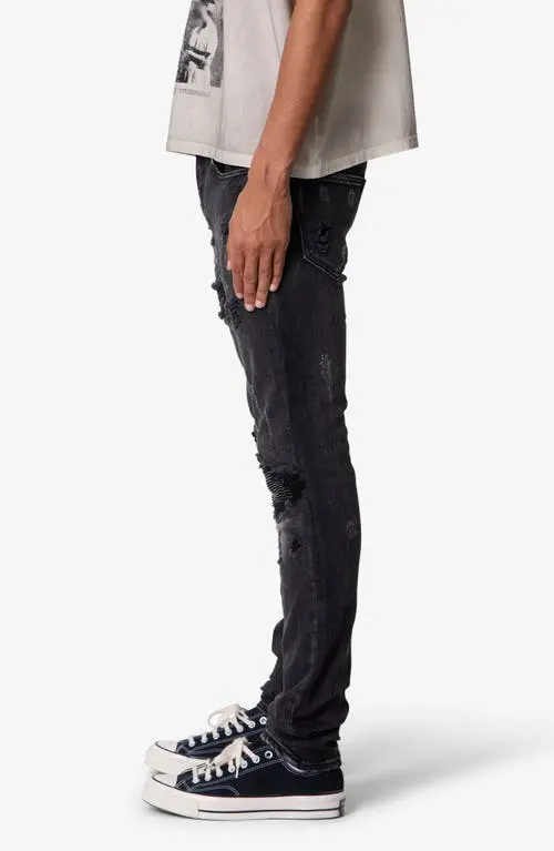 Mnml Distressed Moto Skinny Jeans