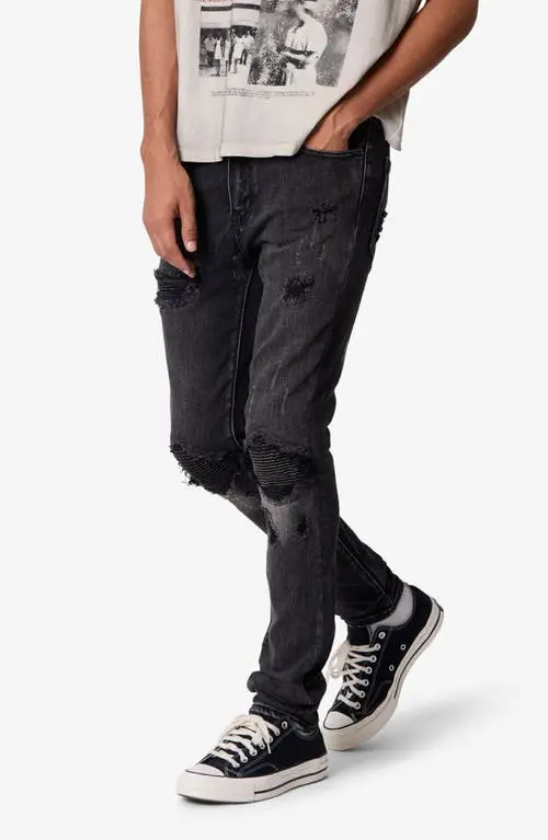 Mnml Distressed Moto Skinny Jeans