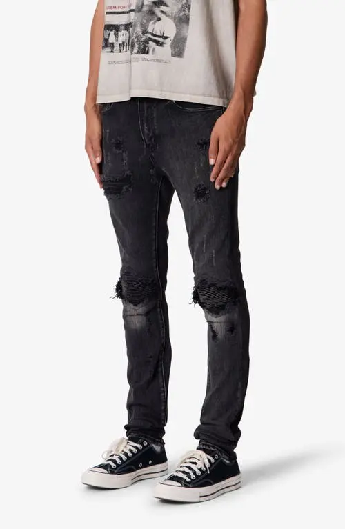 Mnml Distressed Moto Skinny Jeans