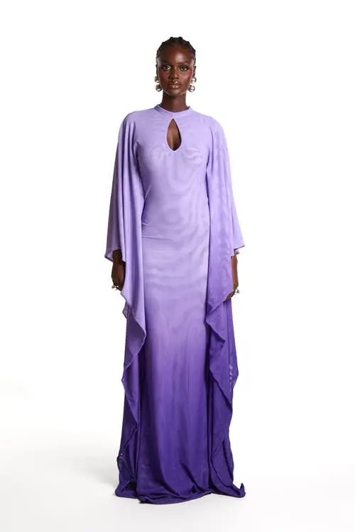 OFUURE Viola Kaftan Maxi Dress - Purple