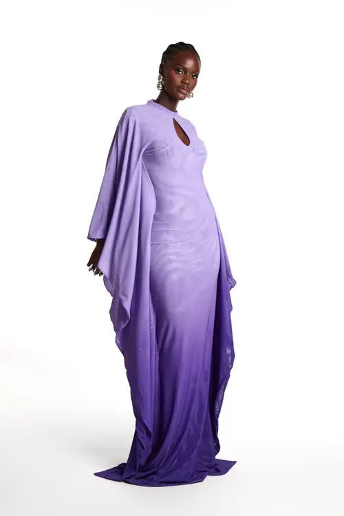 OFUURE Viola Kaftan Maxi Dress - Purple