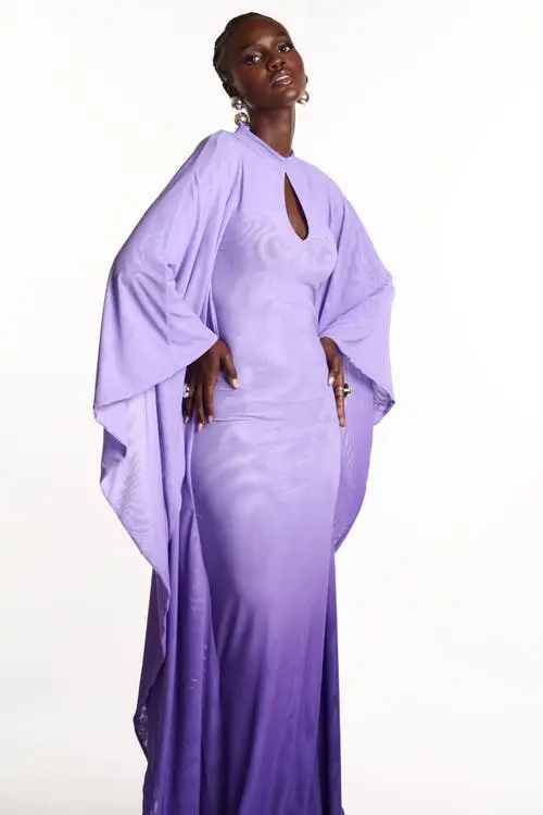OFUURE Viola Kaftan Maxi Dress - Purple
