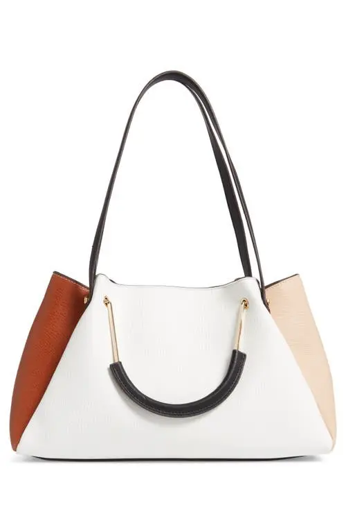 Sondra Roberts Faux Leather Satchel
