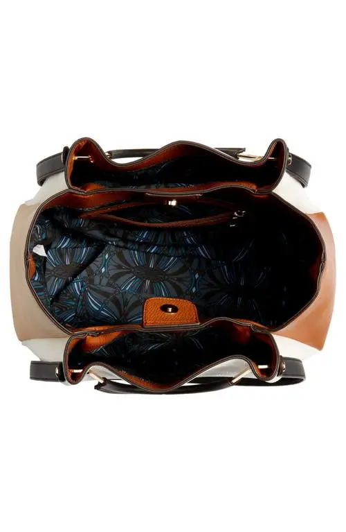 Sondra Roberts Faux Leather Satchel