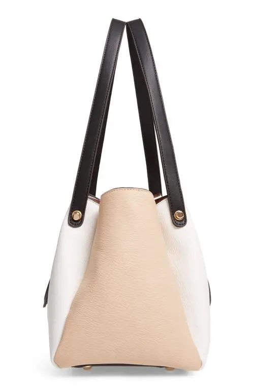 Sondra Roberts Faux Leather Satchel