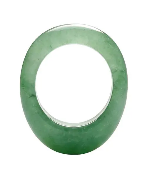 SEREE Thin Dome Jade- Aventurine Signet Ring