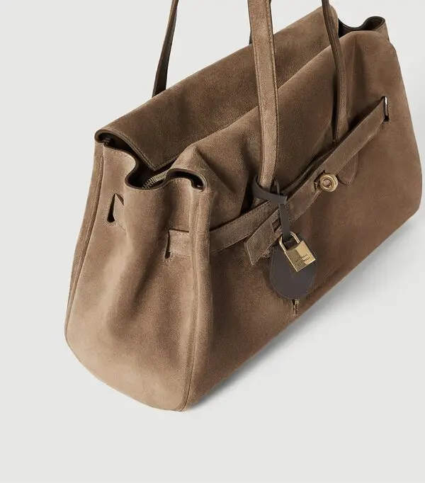 Brunello Cucinelli Suede Explorer Shoulder Bag