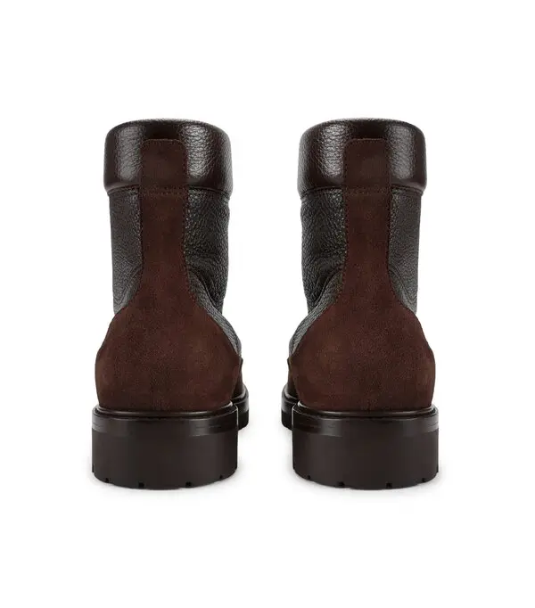 Brunello Cucinelli Leather Lace-up Ankle Boots