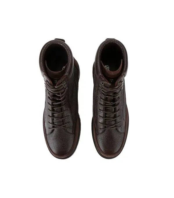 Brunello Cucinelli Leather Lace-up Ankle Boots