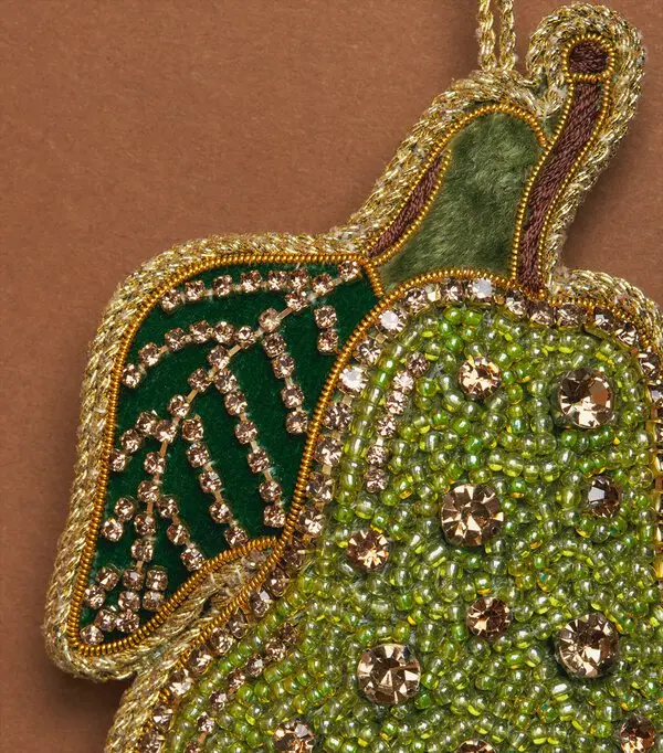 Tinker Tailor Beaded Pear Tree Decoration