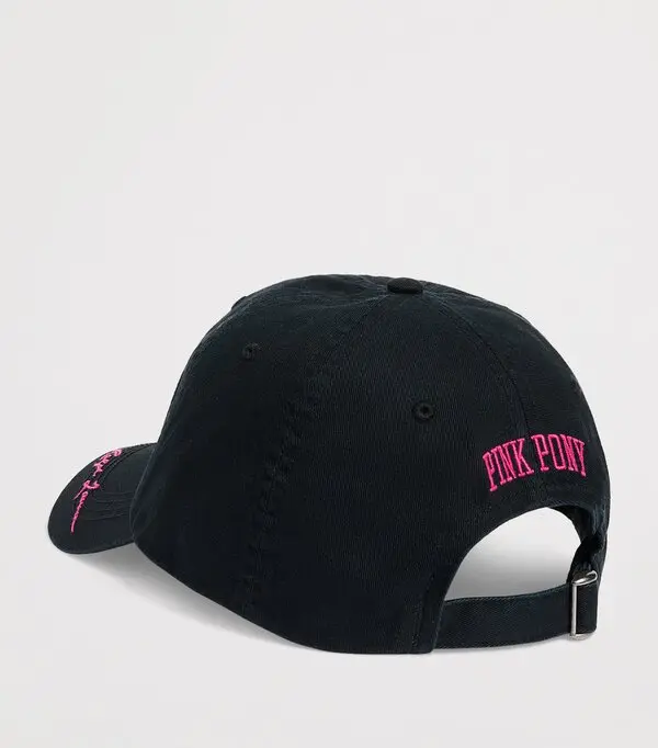 Polo Ralph Lauren Cotton Pink Pony Baseball Cap