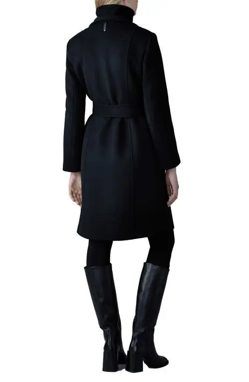 Mackage Norita Wool Coat With Removable Bib