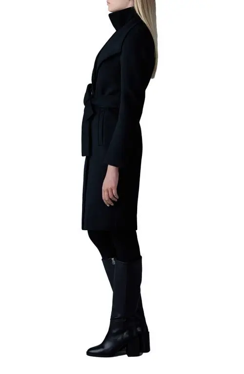 Mackage Norita Wool Coat With Removable Bib