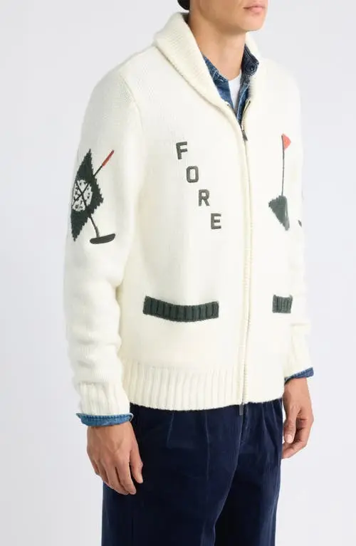 ROWING BLAZERS Lewis Golf Zip Cardigan