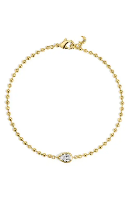 Lili Claspe Mini Cleo Pear Bracelet 6.5 - Gold