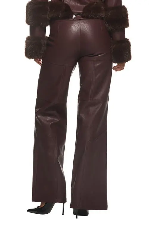 I.AM.GIA Sarrin Faux Leather Wide Leg Pants