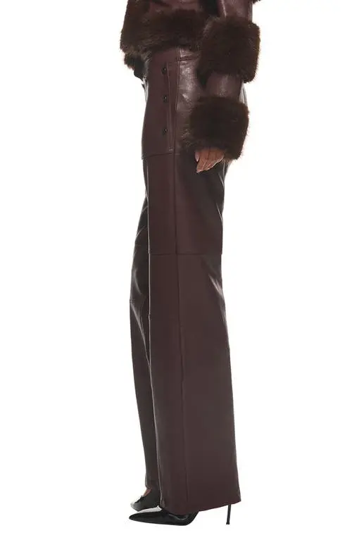 I.AM.GIA Sarrin Faux Leather Wide Leg Pants