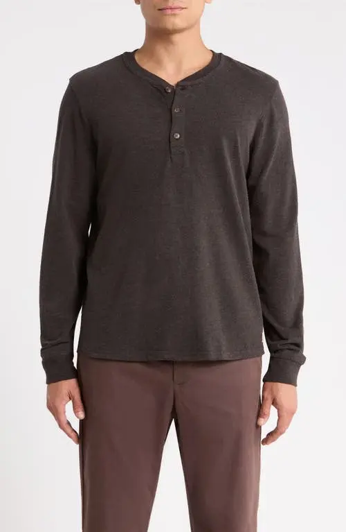 Marine Layer Luxe Jersey Henley - Java