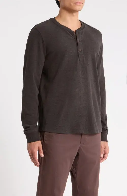 Marine Layer Luxe Jersey Henley - Java