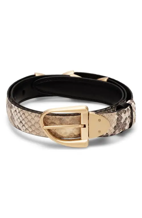 Cult Gaia Ailani Reversible Skinny Leather Belt