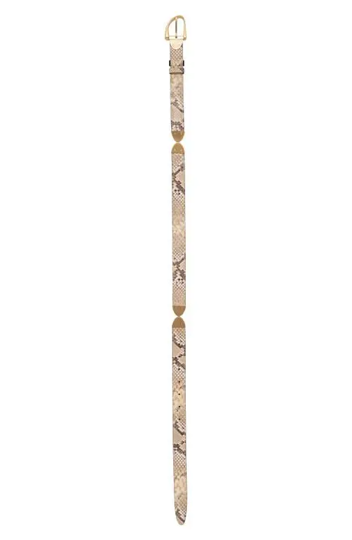 Cult Gaia Ailani Reversible Skinny Leather Belt