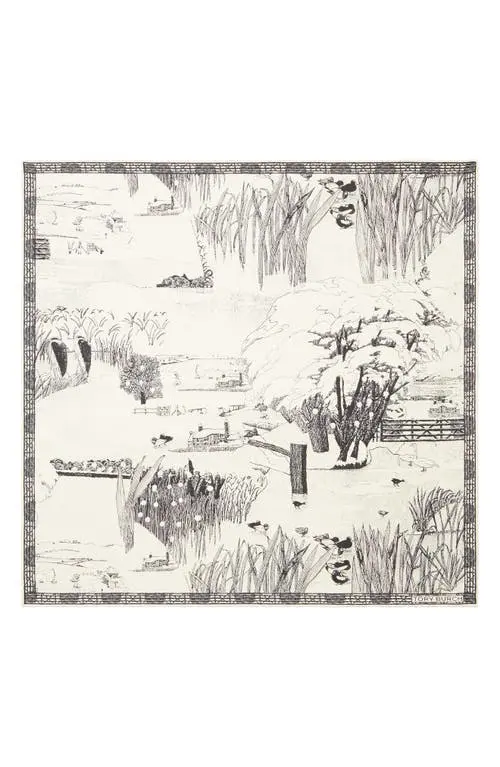 Tory Burch Forest Silk Neckerchief