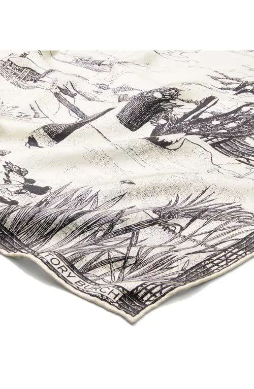 Tory Burch Forest Silk Neckerchief