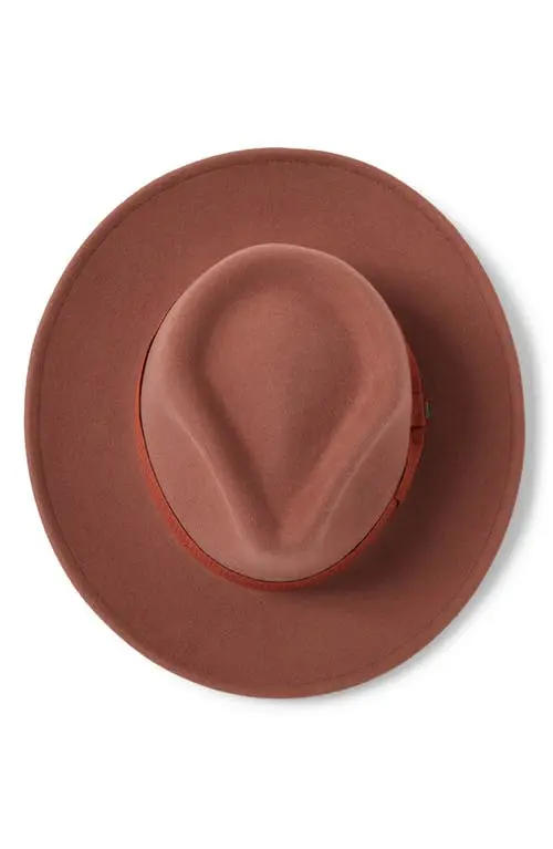 Brixton Eames Wool Fedora - Brown