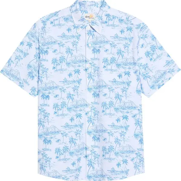 Reyn Spooner Diamond Head Print Button Down Shirt