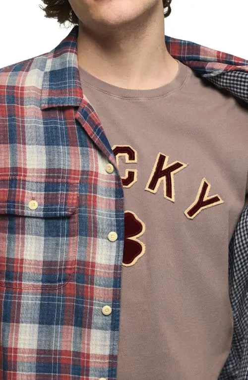 Lucky Brand Plaid Double Gauze Shirt