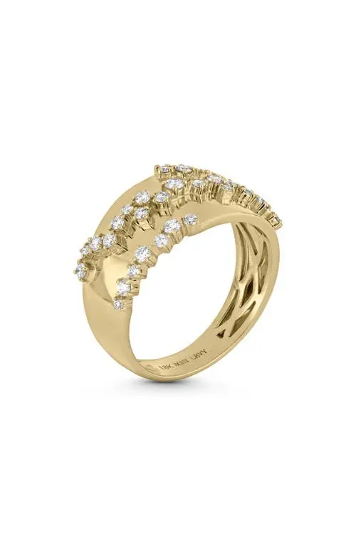 Bony Levy Mika 18k Gold Diamond Wide Ring