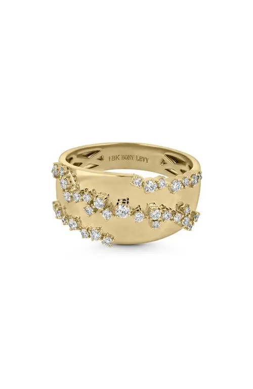 Bony Levy Mika 18k Gold Diamond Wide Ring