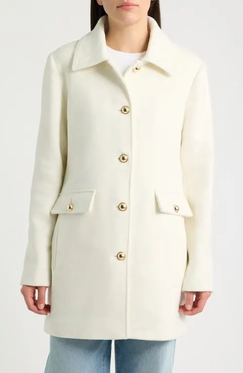Bernardo Jacket With Faux Fur Collar - Vanila Ice